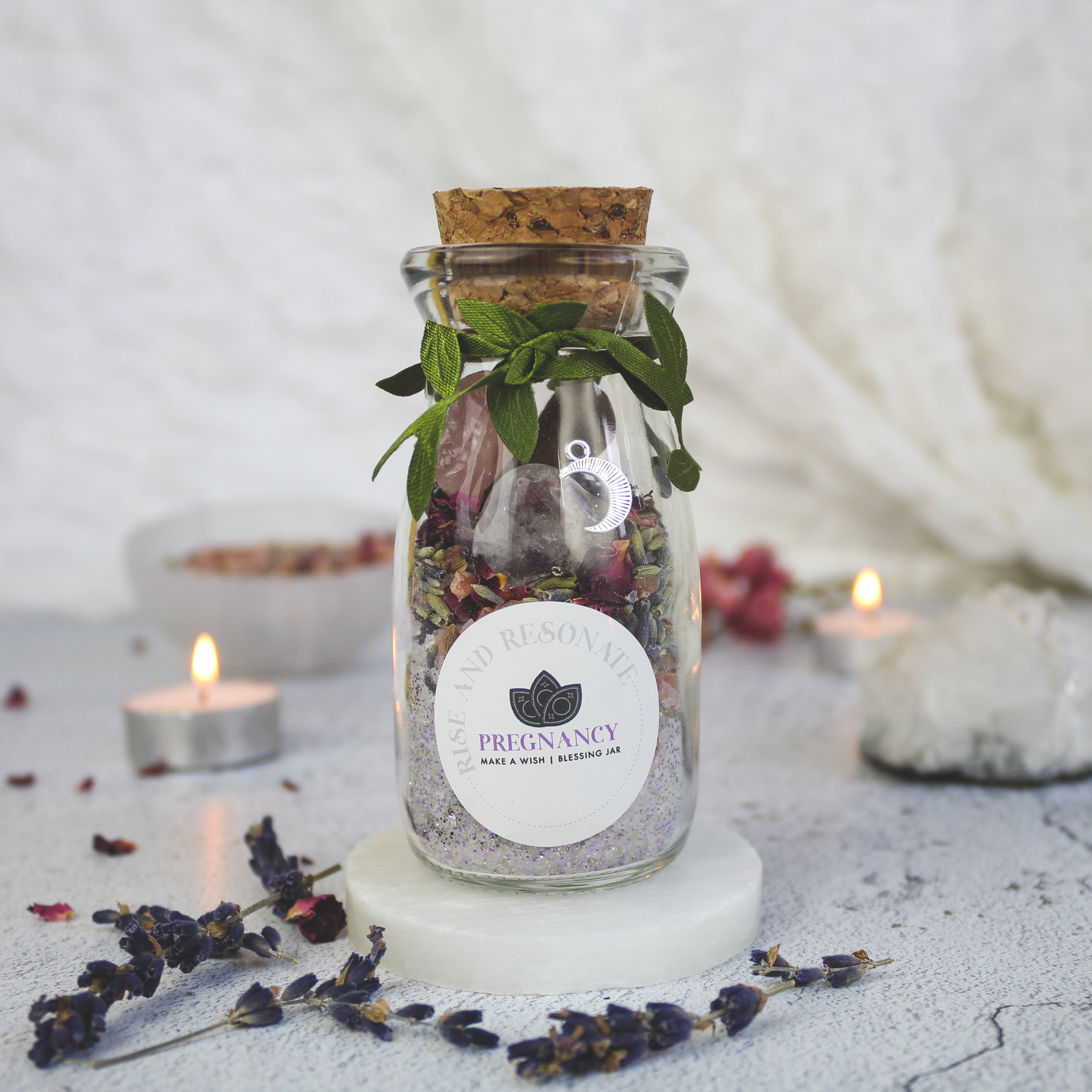 Pregnancy Manifestation Blessing Jar – Rise And Resonate